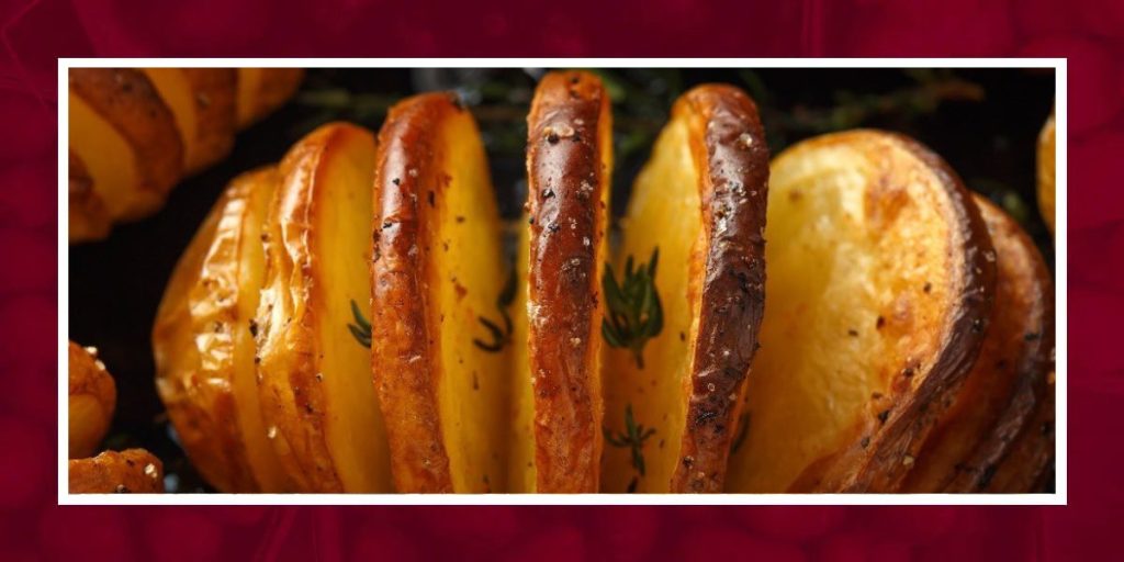 Garlic Confit Hasselback Potatoes - Masser Family of Companies